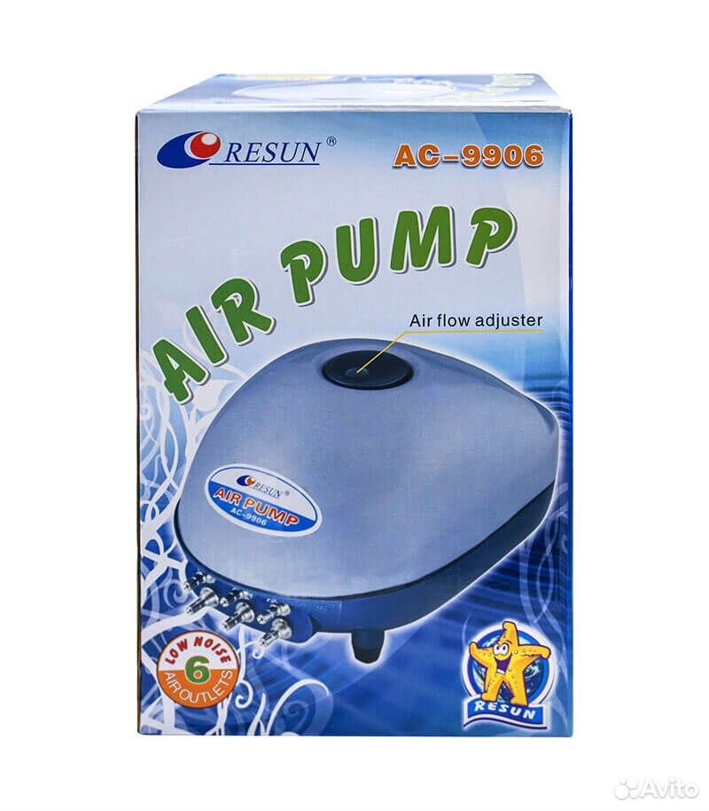 Компрессор для аэрации, Resun Air Pump AC-9906