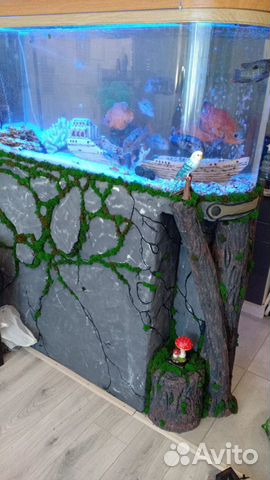 Большой аквариум 380л