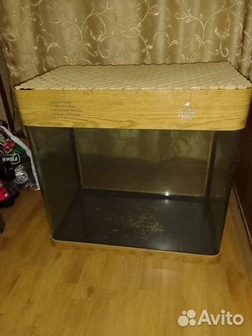 Аквариум 100л со всей внутренней начинкой