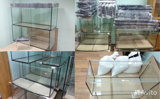 Аквариумы от 23р. за литр до 400литров (стекло М1)