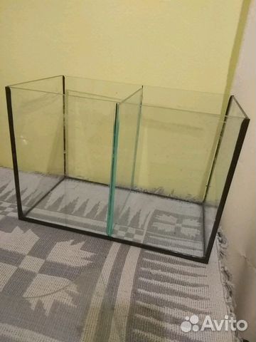 Аквариум 15 литров с перегородкой