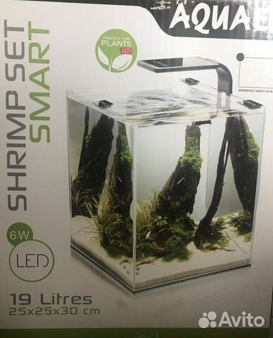 Aквариум Aquael shrimp SET smart LED 20 (19 л)